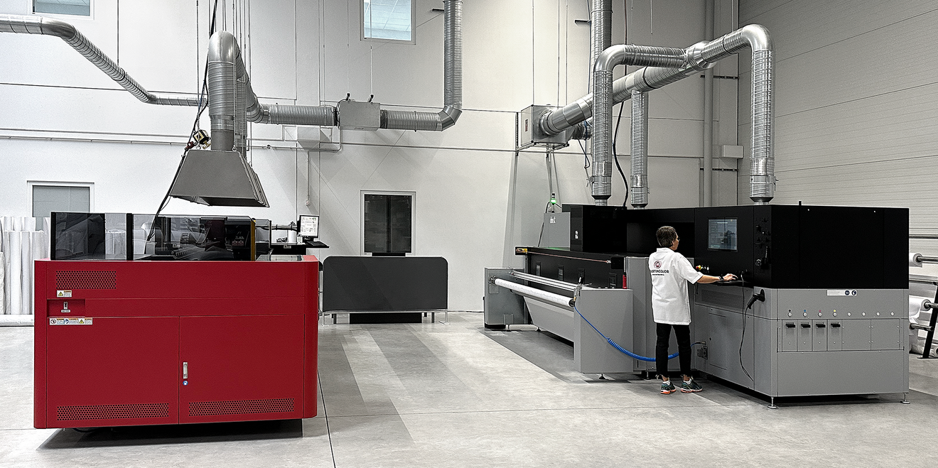 Print shop | RollUps are printed in our in-house production facility